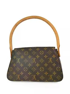 LOUIS VUITTON Monogram Mini Looping Shoulder Bag - Brown