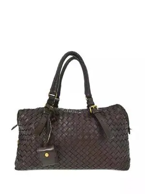 Bottega Veneta Intrecciato Travel Bag - Brown