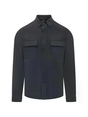 HOSIO Flap-pocket Shirt Jacket