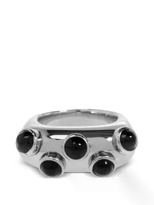 Marni Bead-embellished Ring - Silver