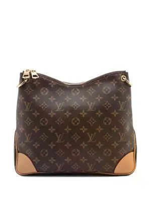 LOUIS VUITTON 2000-2026 Monogram Odeon Mm Crossbody Bag - Brown