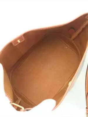 Celine 2000-2026 Small Triomphe Coated Canvas Bucket Bag