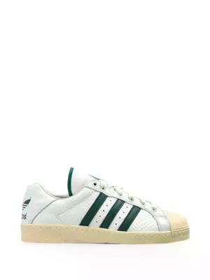 Adidas Ultrastar Mig Snakeskin-effect Sneakers - White