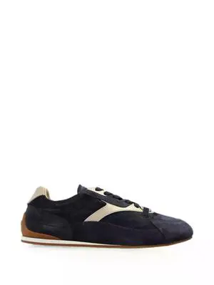 FERRAGAMO Gancini Suede-panel Sneakers