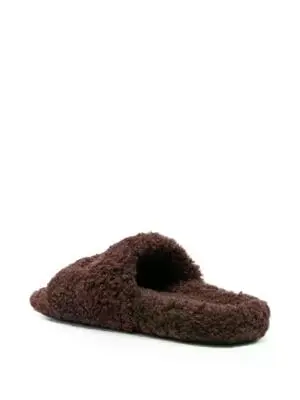 Balenciaga Furry Open Slides