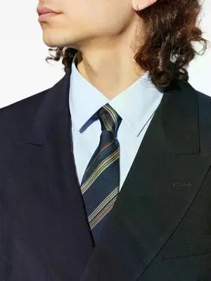 Paul Smith Artist Stripe Silk Tie