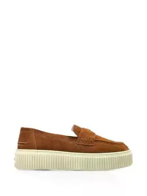 Furla Sky Suede Slip-on Sneakers - Brown