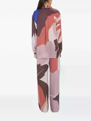Victoria Beckham Remi Abstract Print Shirt