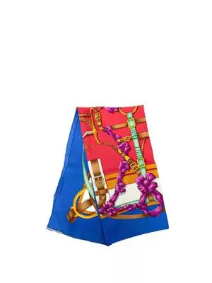 Hermès 2000-2026 Grand Manege Silk Scarf 90 Scarves - Red