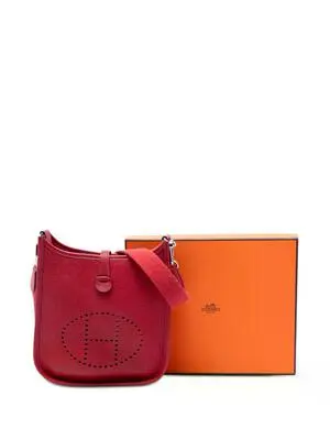 Hermès Clemence Evelyne Bag - Red
