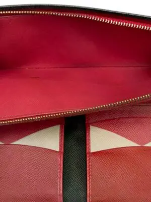 Prada 2010-2026 Saffiano Zip Around Wallet Long Wallets