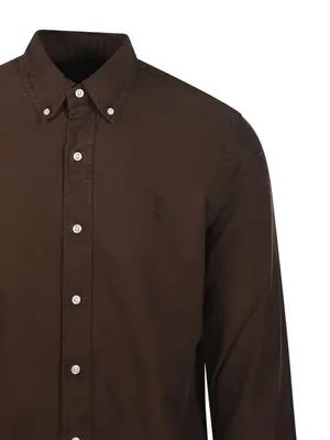Ralph Lauren Polo Logo Embroidered Buttoned Shirt