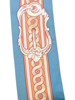 Hermès 2010-2018 Bride De Cour Silk Twilly Scarf Scarves
