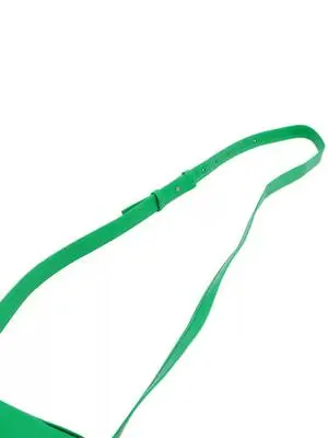 Bottega Veneta Candy Nappa Intrecciato Cassette Crossbody Bag - Green