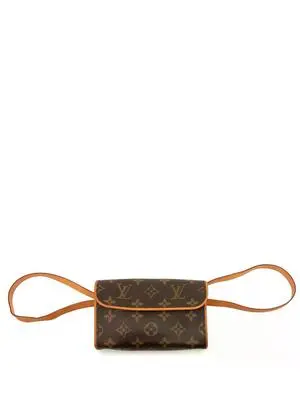 LOUIS VUITTON 2002 Monogram Pochette Florentine Belt Bag - Brown
