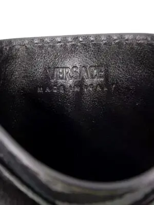 Versace 2010-2026 La Greca Coated Canvas Card Holder