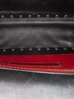 Valentino Garavani Medium Lambskin Vltn Rockstud Spike Satchel