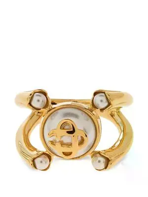 Casablanca Lotus Pearl Ring