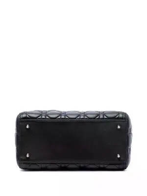 Dior Lambskin Cannage Lady Satchel - Black