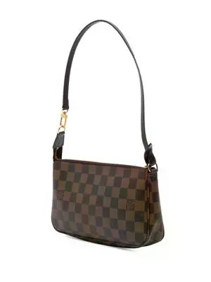 LOUIS VUITTON Damier Ebene Pochette Accessoires Shoulder Bag - Brown