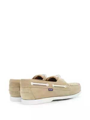 ATLANTA MOCASSIN Lace-up Suede Boat Shoes