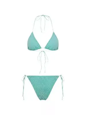Oseree Lurex Tie-fastening Bikini