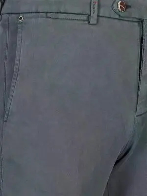 Kiton Logo-patch Straight-leg Trousers