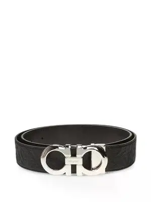FERRAGAMO Gancini Embossed Belt