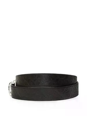 FERRAGAMO Gancini Embossed Belt