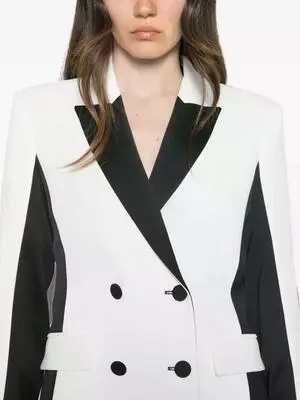 Patrizia Pepe Color-block Double-breasted Blazer