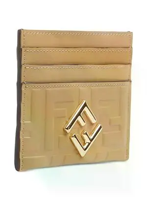 Fendi Ff Diamonds Leather Cardholder