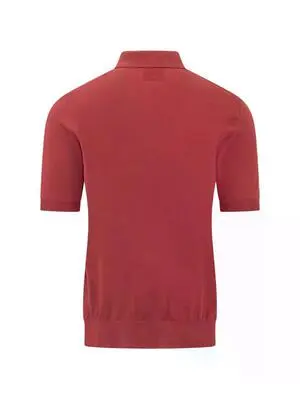 HOSIO Short-sleeve Knitted Polo Shirt