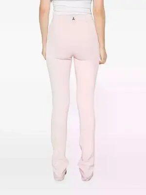 Patrizia Pepe Rose Crepe Slim-fit Trousers