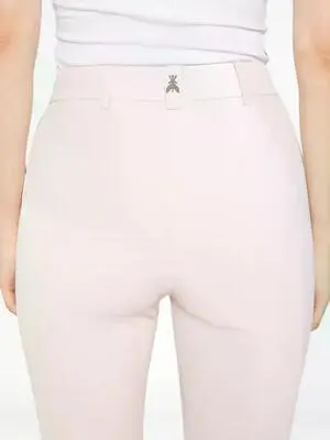 Patrizia Pepe Rose Crepe Slim-fit Trousers