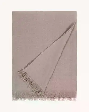Eric Bompard Cashmere-voile Fringed Scarf