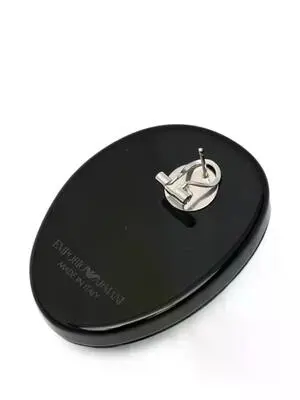 Emporio Armani Oversized Oval Clip-on Earrings