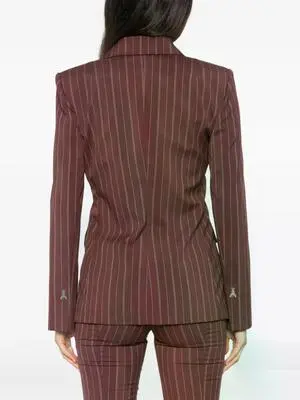 Patrizia Pepe Pinstripe-pattern Single-breasted Blazer