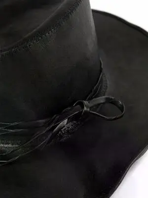 ANN DEMEULEMEESTER Grained-leather Cowboy Hat