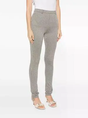 Patrizia Pepe Houndstooth Slim-fit Trousers