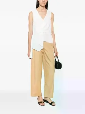 Patrizia Pepe Mustard Cargo Trousers