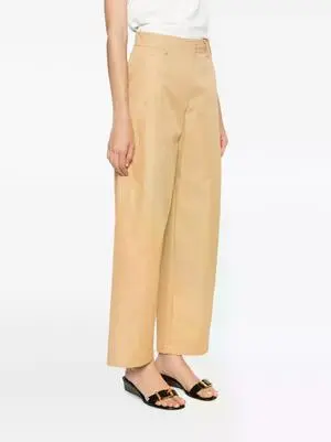 Patrizia Pepe Mustard Cargo Trousers