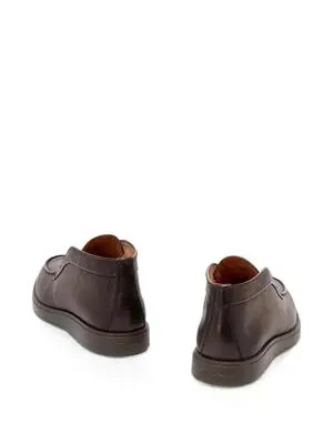 Santoni Dragon Grained Leather Boots