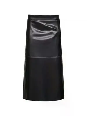 Max Mara Zip-up Straight Midi Skirt