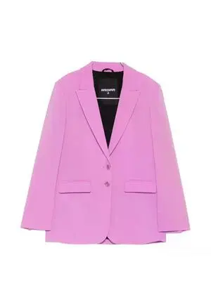 Patrizia Pepe Buttoned Single-breasted Blazer - Pink