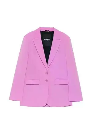 Patrizia Pepe Buttoned Single-breasted Blazer - Pink