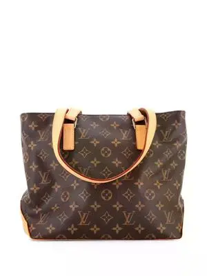 LOUIS VUITTON Cabas Piano Monogram Canvas Tote Bag - Brown