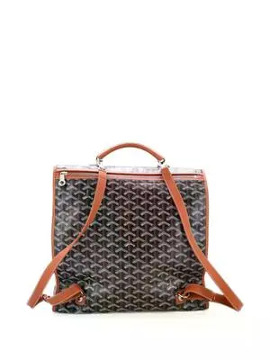 Goyard Saint Leger Briefcase Backpack - Brown