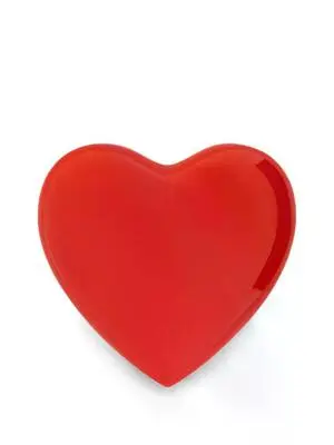 Moschino Heart-motif Clip-on Earrings - Red