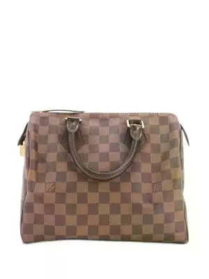 LOUIS VUITTON Speedy 25 Satchel Handbag - Brown