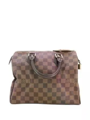 LOUIS VUITTON Speedy 25 Satchel Handbag - Brown